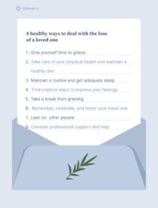 How to Cope with the Loss of a Loved One and Accept It – Calmerry