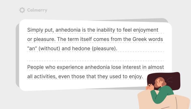 What is Anhedonia? Symptoms, Causes, Treatment - Calmerry