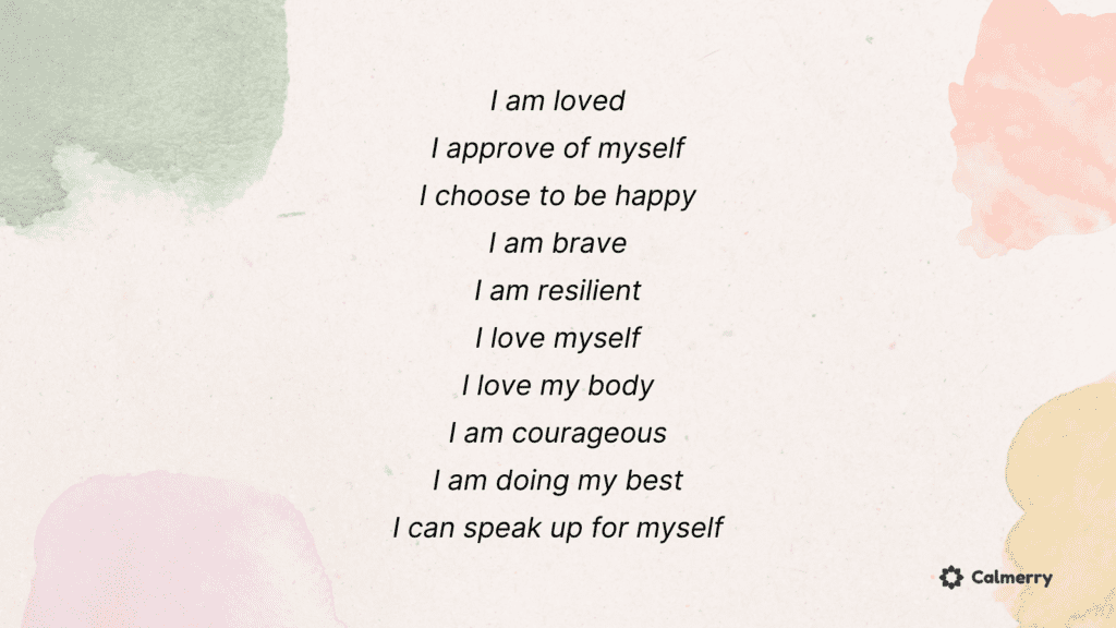How to Write Positive Affirmations for Depression - Calmerry