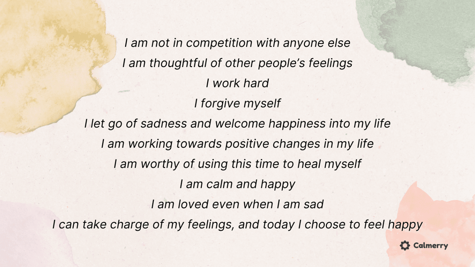 How to Write Positive Affirmations for Depression - Calmerry
