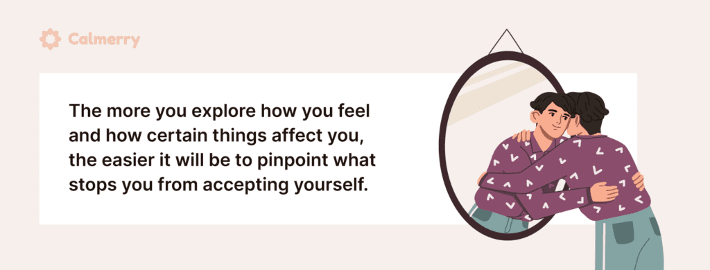 How to Accept Yourself in 6 Steps | Calmerry