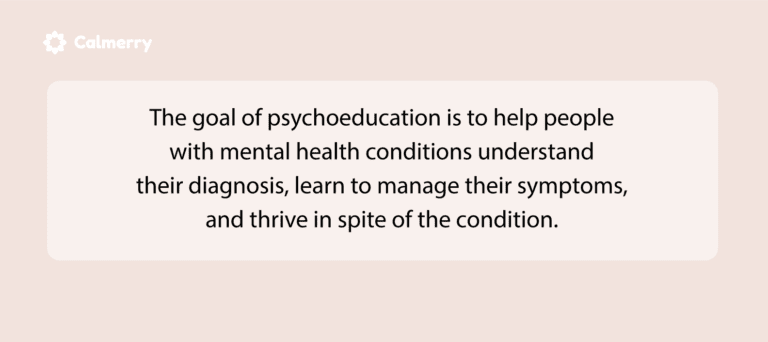 What Is Psychoeducation in Therapy? - Calmerry