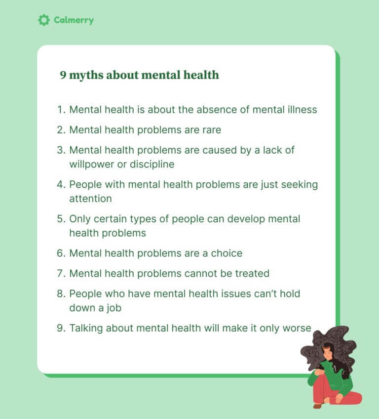 9 Facts about Mental Health, 9 Myths + Mental Health Trivia