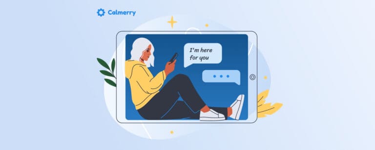 Text Therapy Online - Chat with a Calmerry Therapist via Messaging