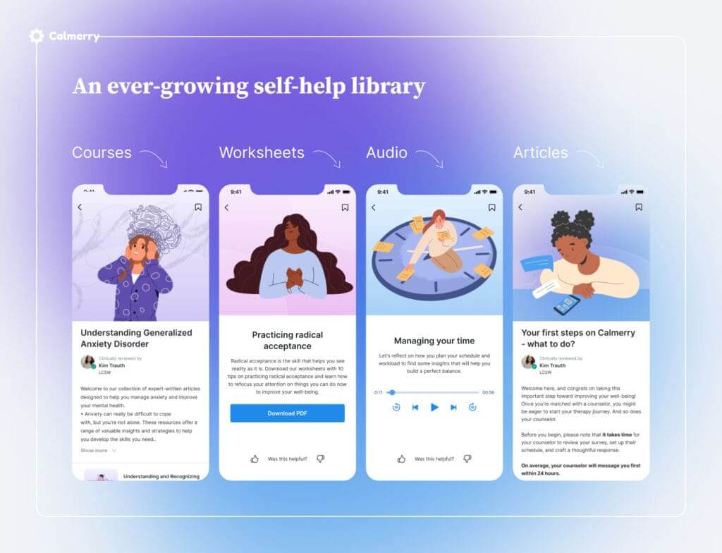 Self-Help Tips 2.0 Goes Live and Mobile - Calmerry