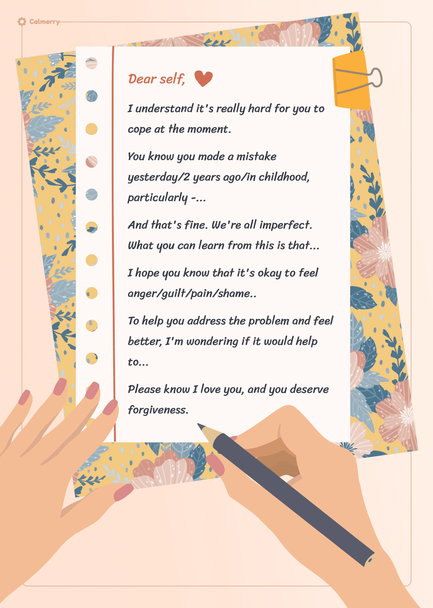 How to Forgive Yourself: 10 Steps to Self-Forgiveness | Calmerry