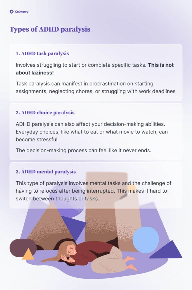 What Is ADHD Paralysis? Defeat It with These Expert Tips | Calmerry