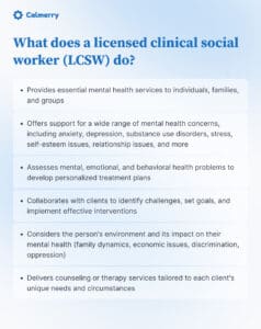 What Is a Licensed Clinical Social Worker? - Calmerry