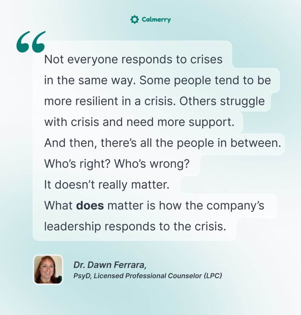 How to Support Staff Before, During, and After a Crisis?