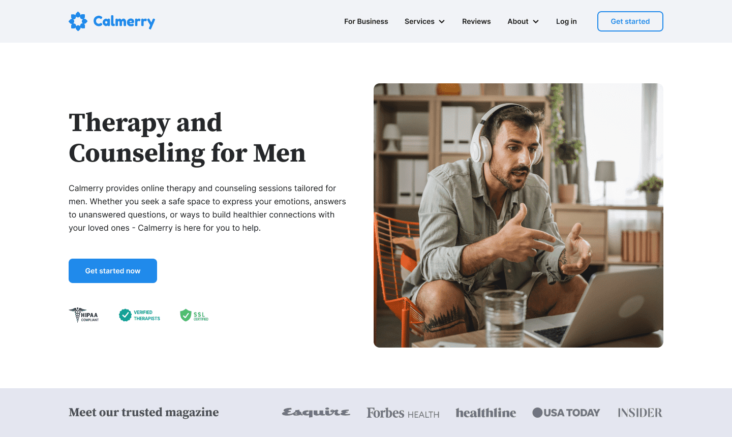 Online Therapy for Men - Counseling for Mental Health Issues with ...