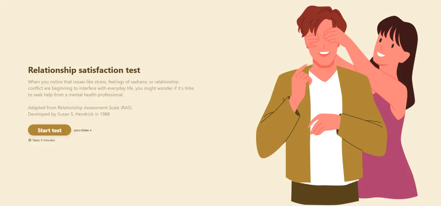 Free Relationship Satisfaction Test Online | Calmerry