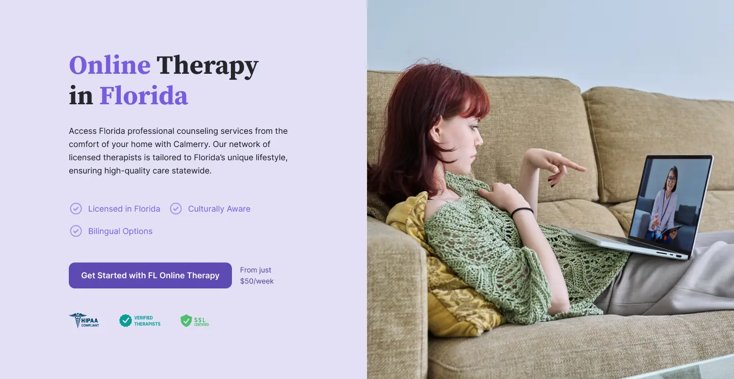 Florida Online Therapy - Get Matched with Local Therapists