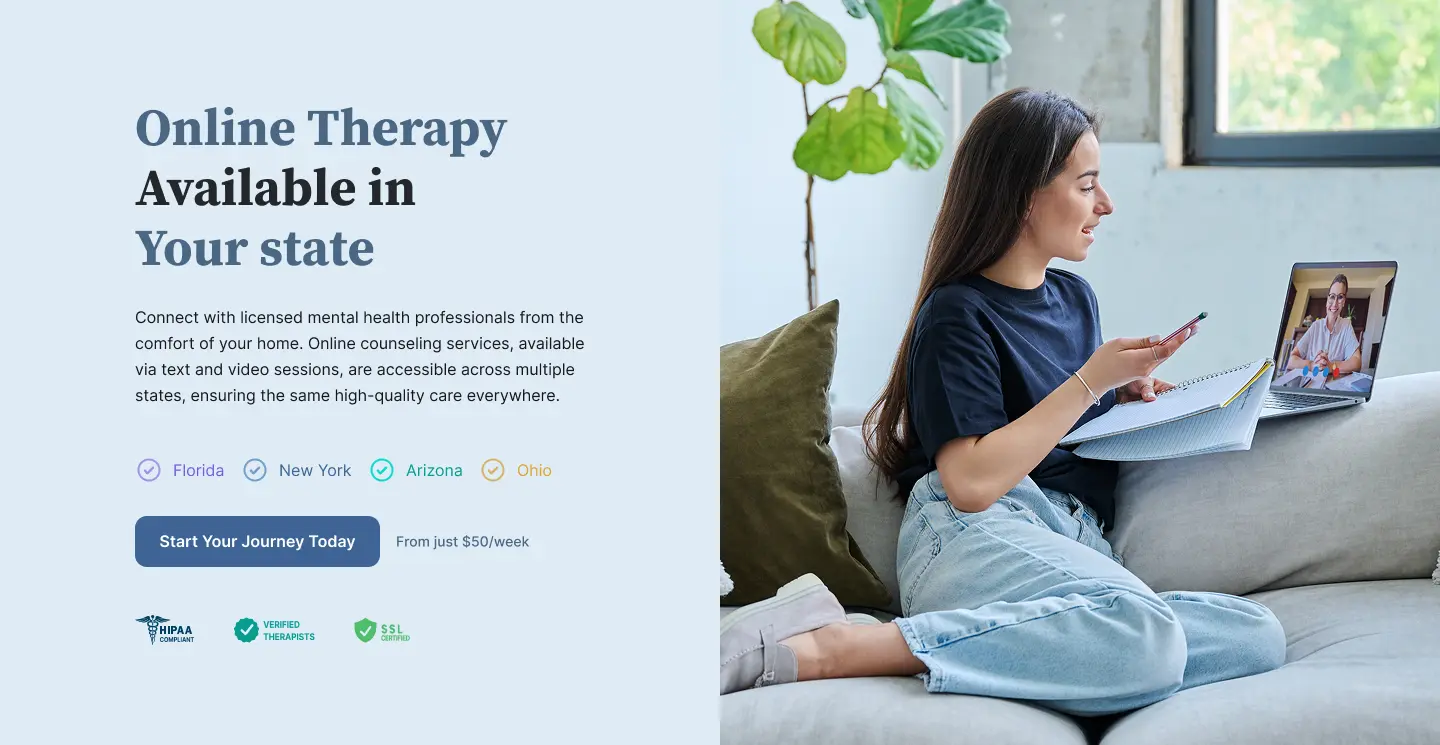Online Therapy Across the US - Calmerry